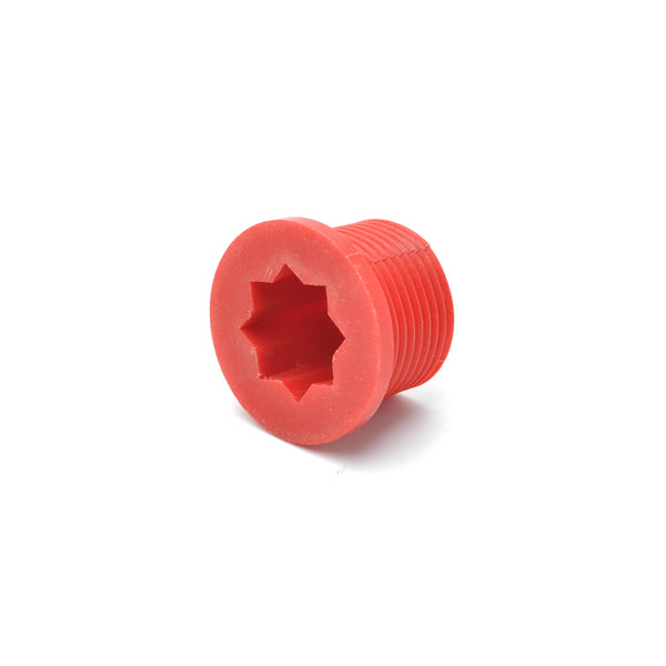 EZ Parts - EZ Cap Red Threaded Plug